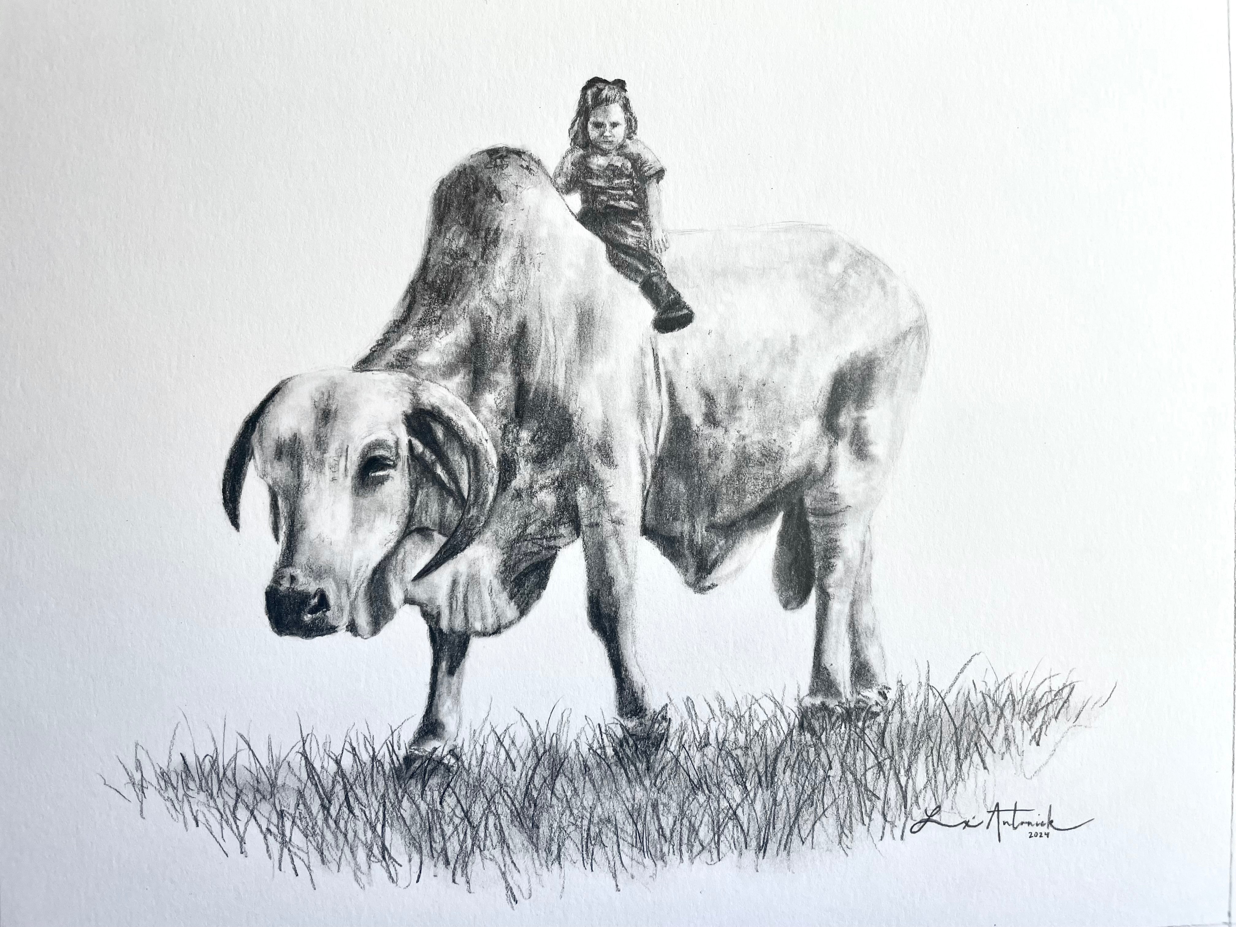 “Emperor” Original Drawing – Lexi Antonick Fine Art